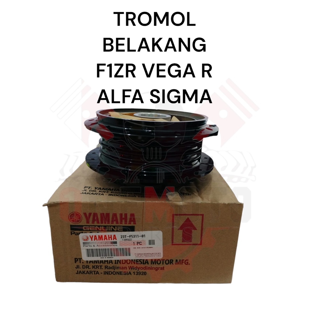 Jual TROMOL BELAKANG JUPITER F1ZR VEGA R ALFA SIGMA YAMAHA 23T-F5311-01 ...