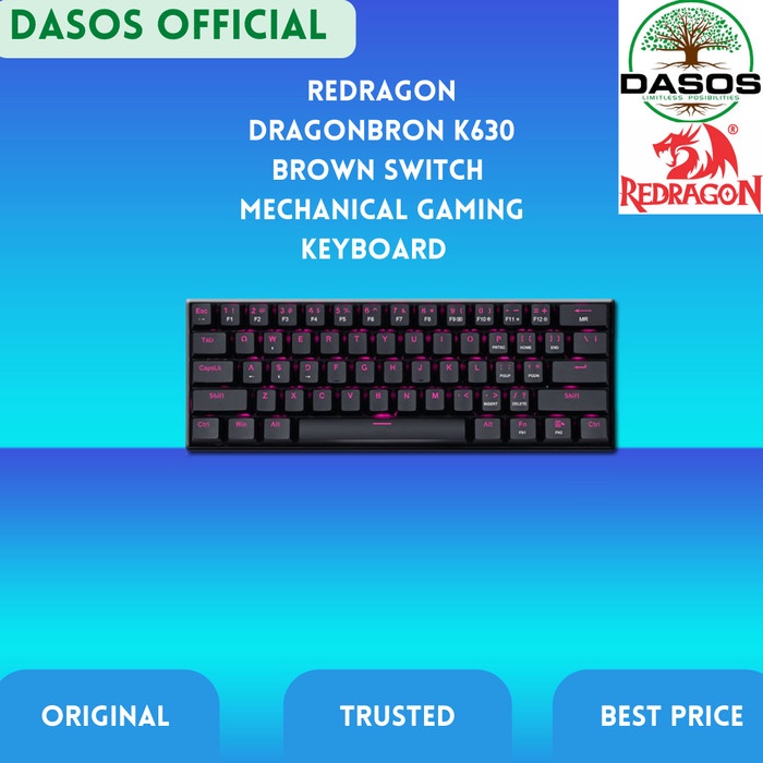 Jual Redragon Mechanical Gaming Keyboard DRAGONBORN - K630 | Shopee ...