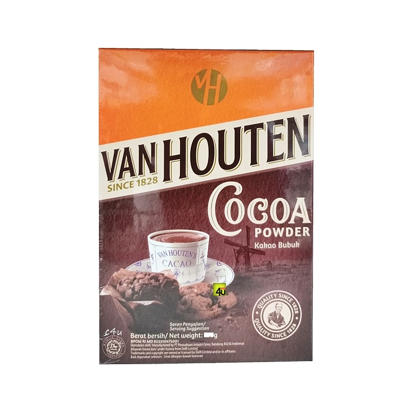Jual Van Houten - Cocoa Powder - Kotak BESAR 165 gr | Shopee Indonesia