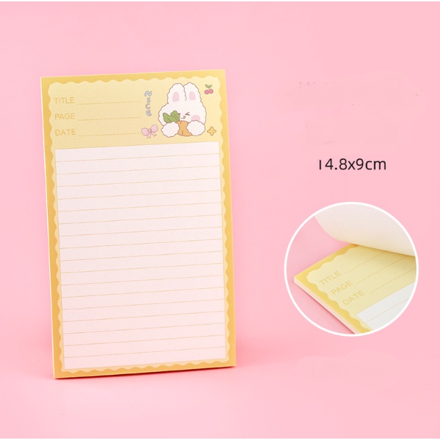 Jual Sticky notes draft word book cartoon | Shopee Indonesia