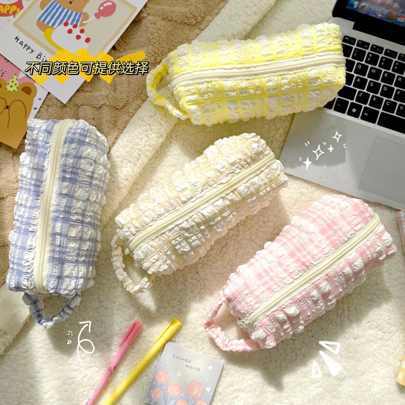 Jual PREMIUM PENCIL CASE PASTEL COLOR / KOTAK PENSIL BANTAL WARNA WARNI ...