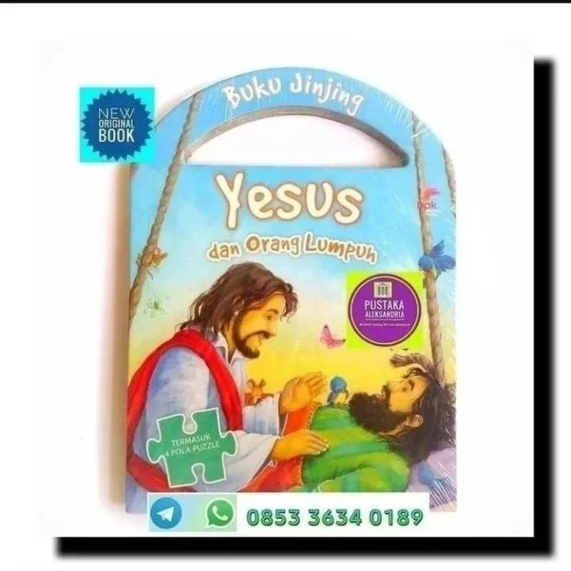 Jual YESUS DAN ORANG LUMPUH Seri Buku Jinjing Disertai PUZZLE di dalam ...