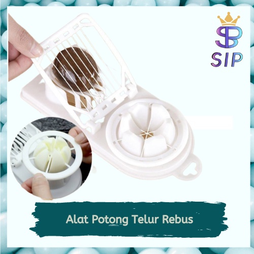Jual Pengiris Telur Rebus Multifungsi Egg Boiled Cutter 2 In 1 Pengiris ...