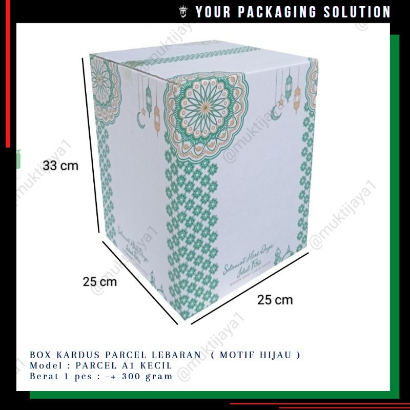 Jual BOX PARCEL A1 KECIL • 25x25x33cm • Kardus || Lebaran || Idul Fitri ...