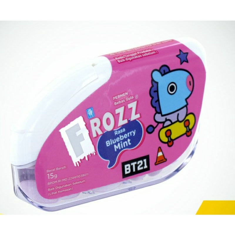 Jual frozz bt21 blueberry mint ( Mang ) | Shopee Indonesia
