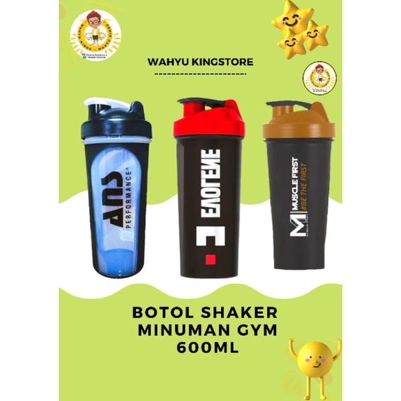 Jual BOTOL SHAKER MINUMAN GYM 600ML | Shopee Indonesia