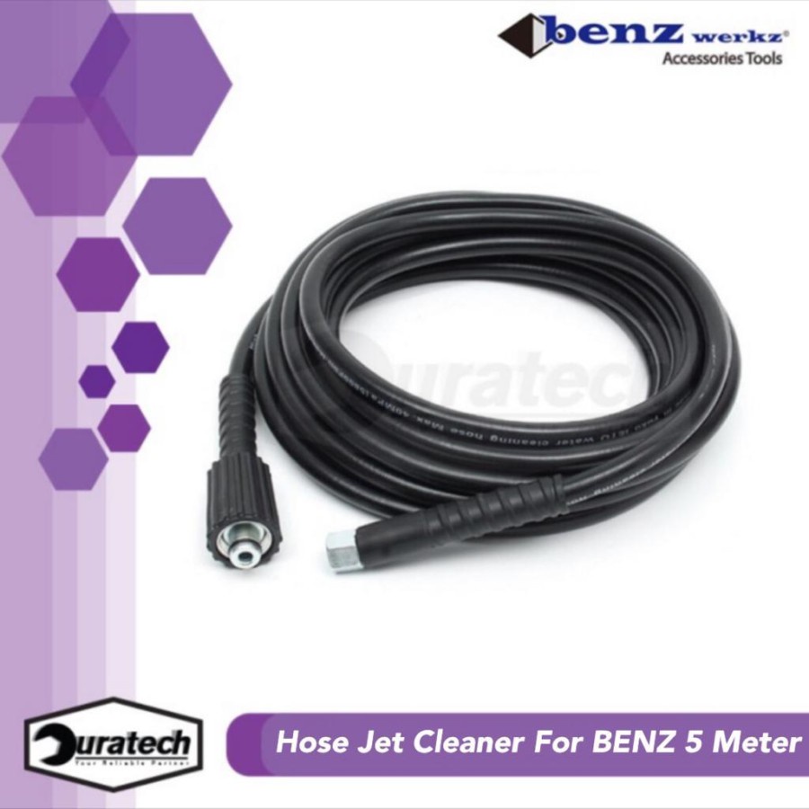 Jual Benz Werkz Hose jet cleaner 5 meter / Selang high pressure jet ...