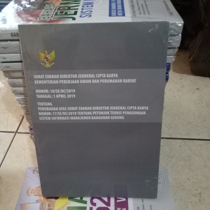 Jual ORI BUKU SURAT EDARAN DIREKTUR JENDERAL CIPTA KARYA KEMENTERIAN ...
