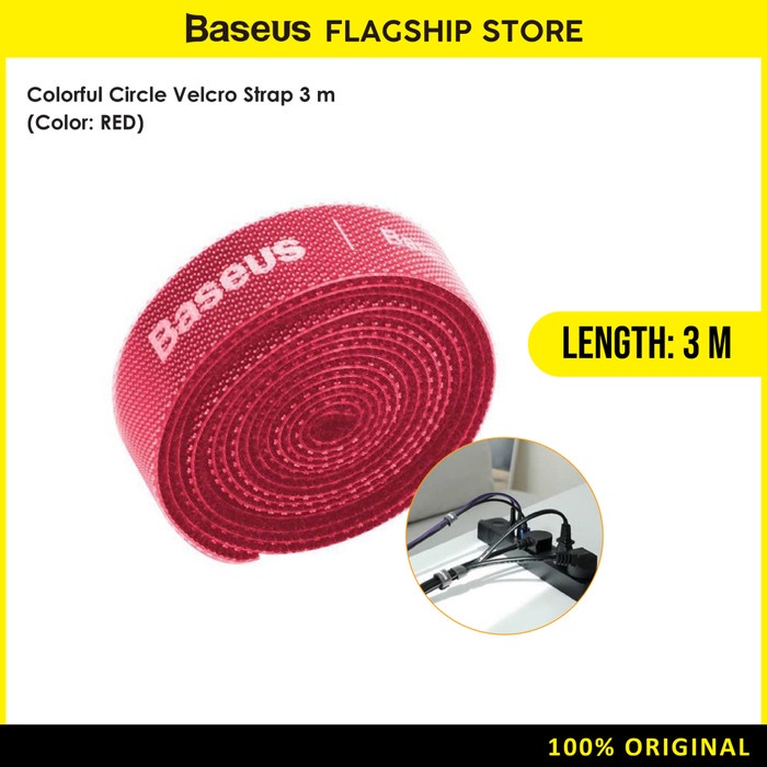 Jual Baseus Colourful Circle Velcro Strap - ACMGT | Shopee Indonesia