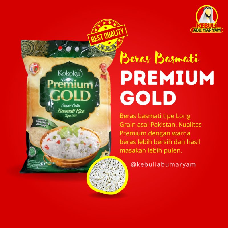 Jual BERAS BASMATI PREMIUM GOLD | Shopee Indonesia