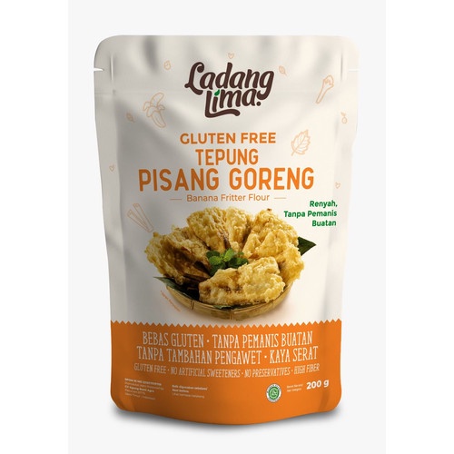 Jual Ladang Lima Tepung Pisang Goreng 200 Gram Gluten Free | Shopee ...