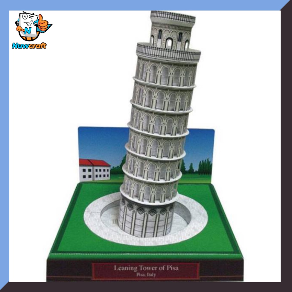 Jual Nuwcraft Leaning Tower of Pisa Italy papercraft | Shopee Indonesia