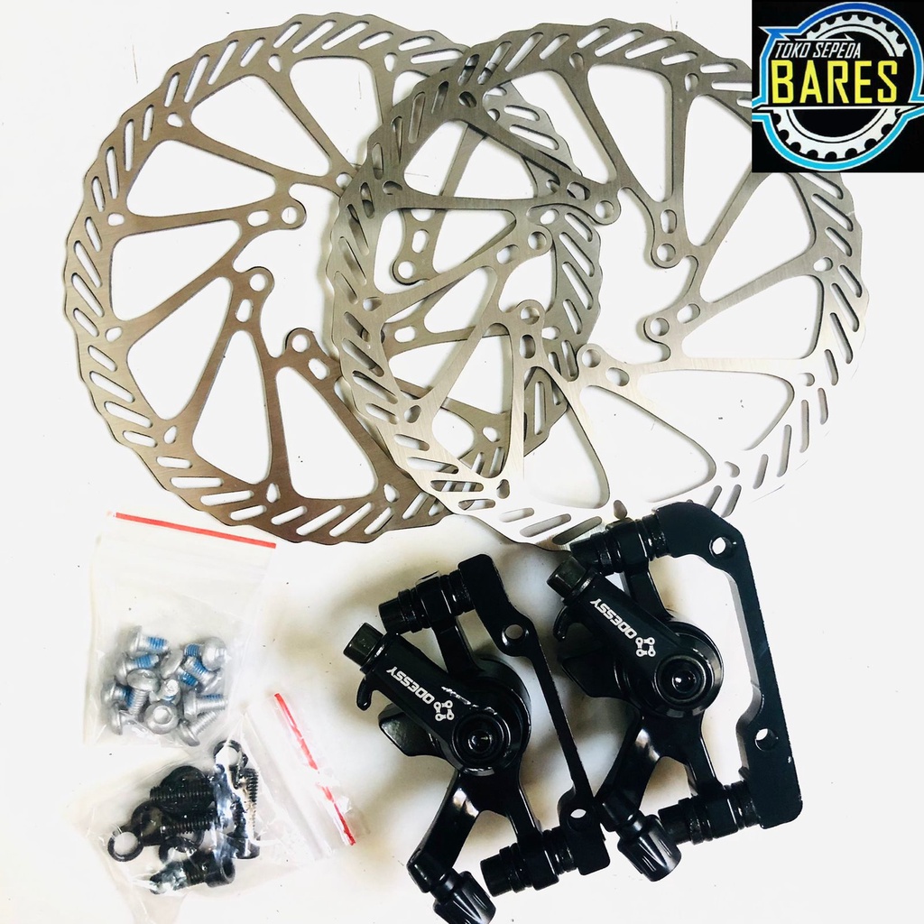 Jual Rem Cakram Piringan Set Sepeda Odessy Kaliper Rotor / Disc Braken ...