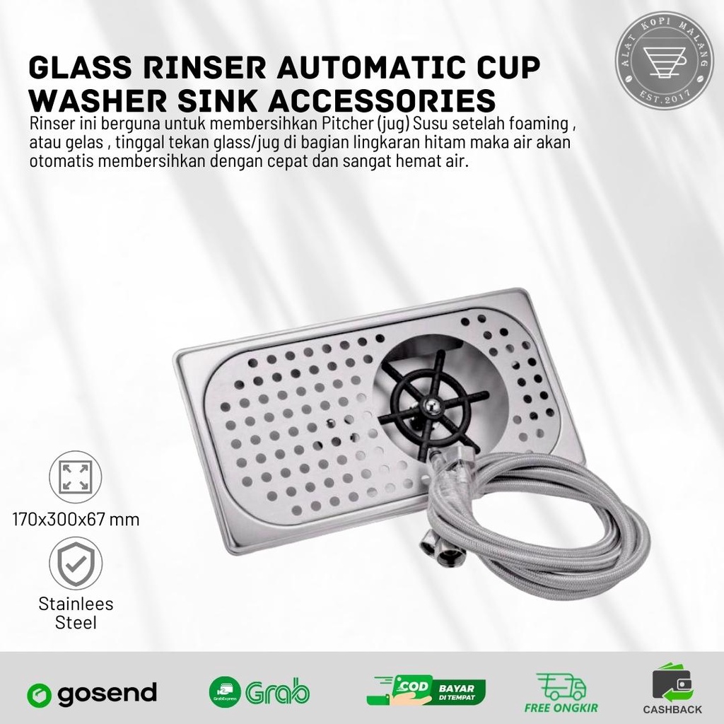 Jual Jug Rinser Stainless | Shopee Indonesia