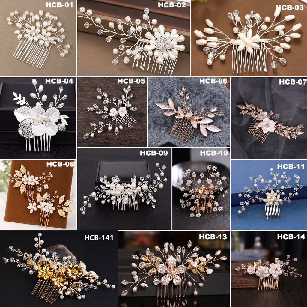 Jual (1 pc) Sirkam Hiasan Aksesoris Rambut Wanita untuk Pesta Pengantin ...