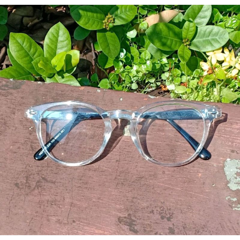 Jual kacamata frame bening model oval, kotak, cat eye fashion wanita ...