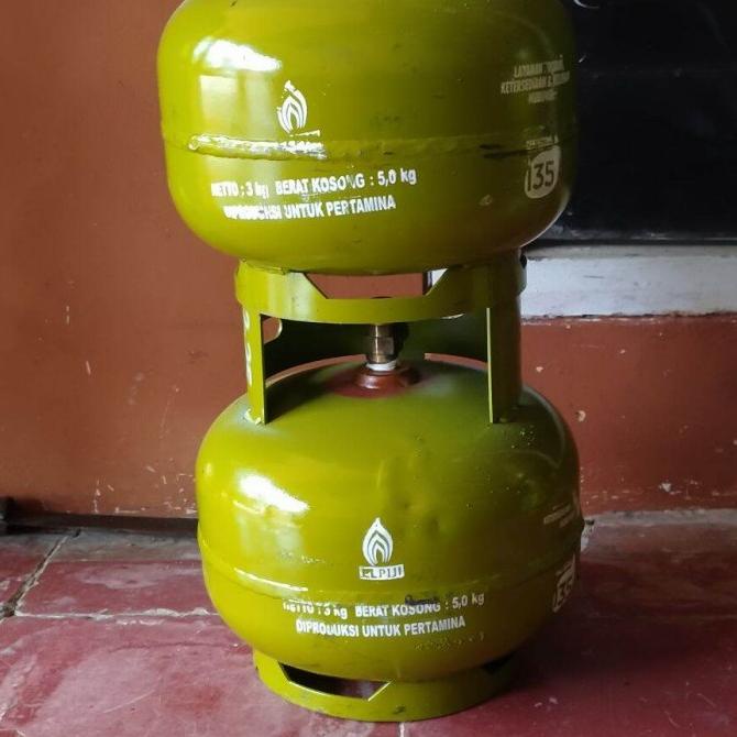 Jual Tabung gas kosong LPG 3 Kg SNI (isi 2 Tabung) | Shopee Indonesia