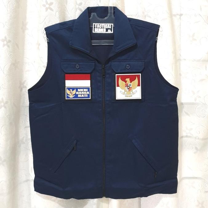 Jual Rompi Velcro / Rompi Biru Navy / Rompi Tactical / Rompi Patch ...
