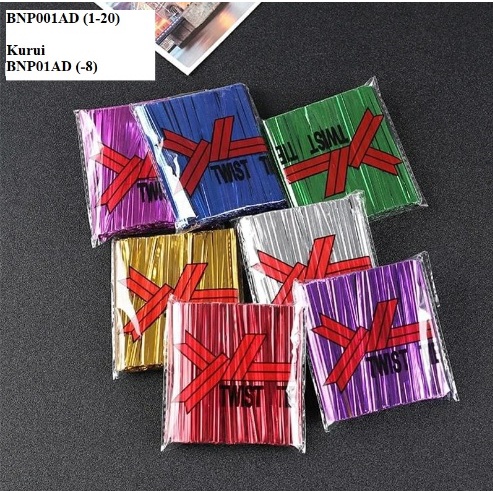 Jual Pita Kawat Ikat Kado Snack Ulang Tahun /Kawat Souvenir 8 cm Harga ...