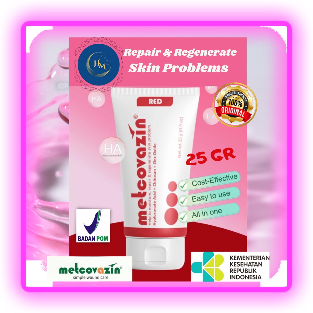 Jual Metcovazin Red 25 gr Obat Salep Krim untuk Luka lecet, radang ...