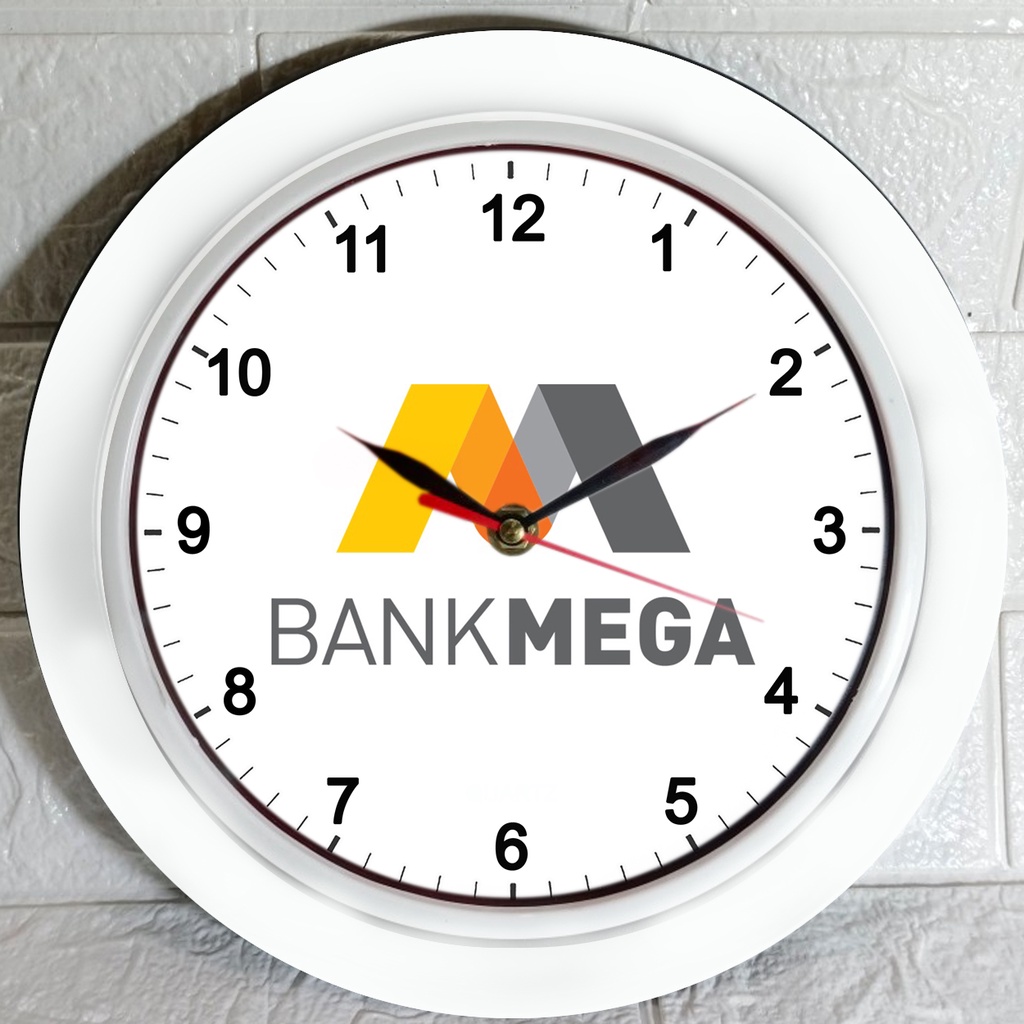 Jual JAM DINDING CUSTOM LOGO PERUSAHAAN PROMOSI GIFT KANTOR SOUVENIR ...