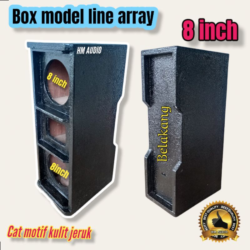Jual Box 8" line array 8" double bahan triplek 20mm | Shopee Indonesia