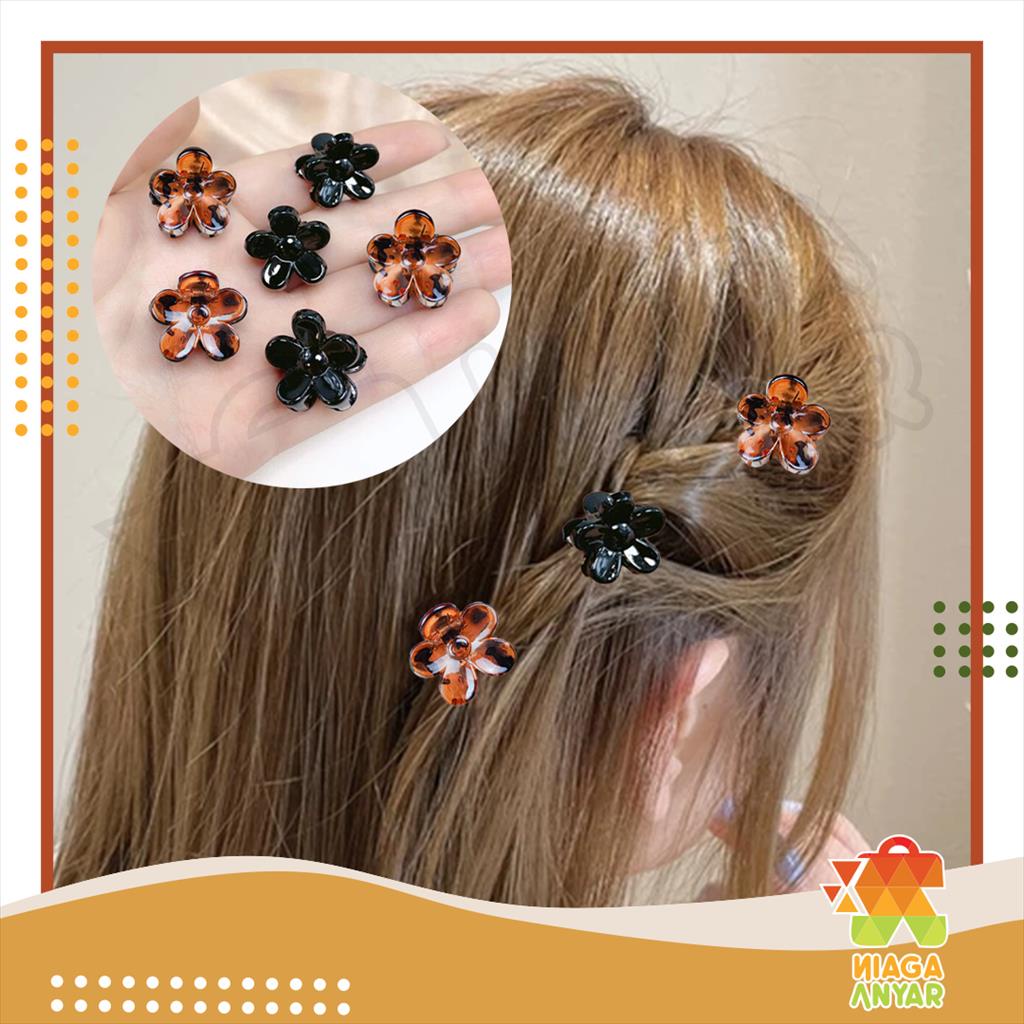 Jual NA Jepitan Jedai Bunga Kotak Bolong Transparan / Jepit Rambut ...