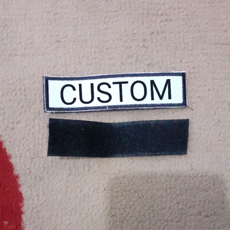 Jual BORDIR NAMA dengan perekat/velcro | Shopee Indonesia