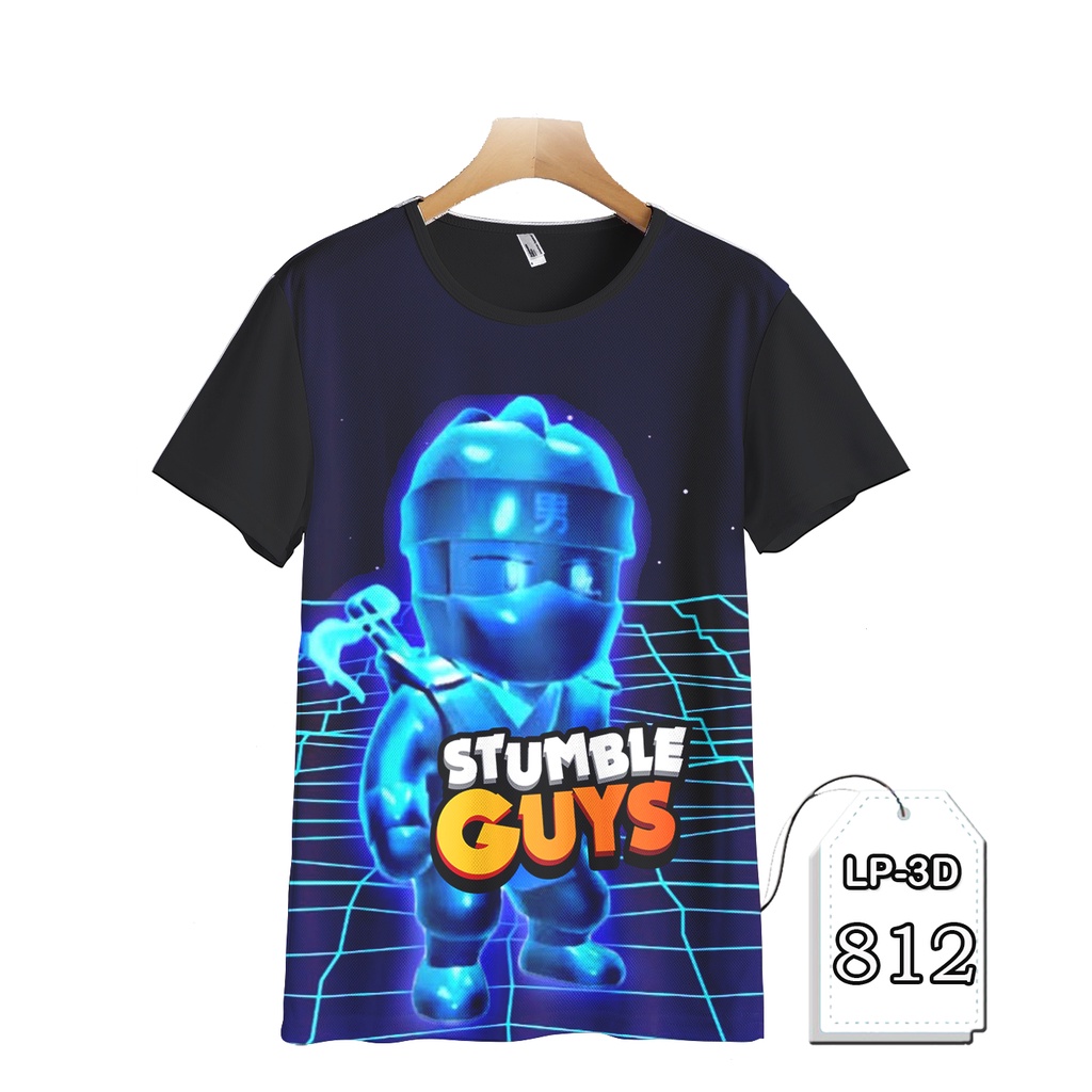 Jual Baju Stumble Guys Anak dan Dewasa DYNAMITRON Printing 3D Baju Game ...