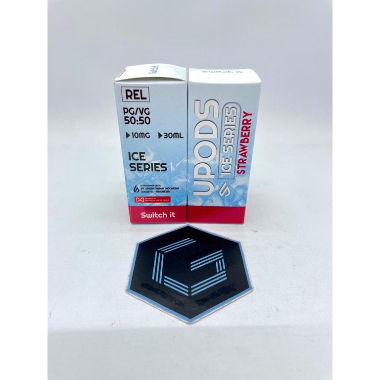 Jual SALT - Upods STRAWBERRY ICE SERIES Pods Friendly by Upods Liquid ...