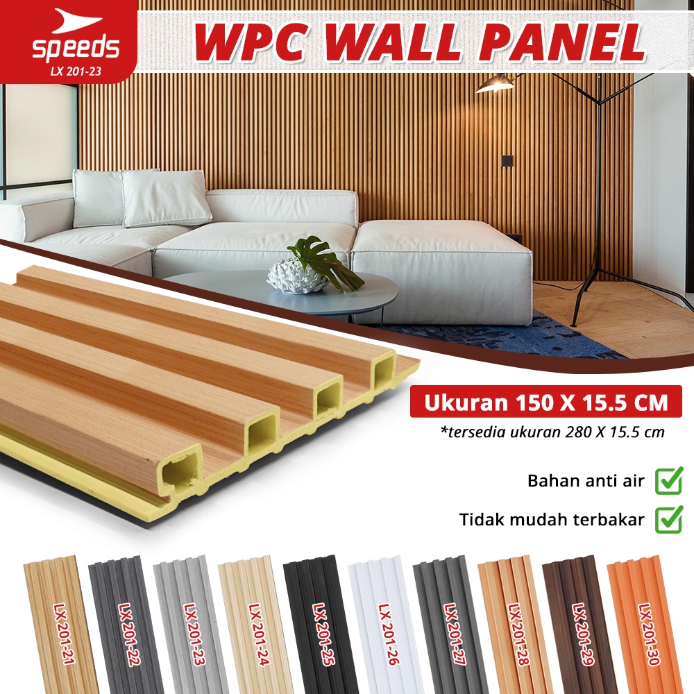 Jual SPEEDS Wallpanel Wood Panel WPC Panel wood Wall panel Dinding Kayu ...
