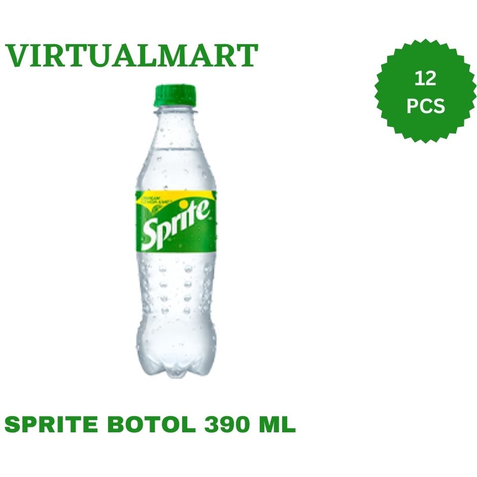 Jual Sprite Kemasan Botol 390 Ml Perpack 12 Botol | Shopee Indonesia