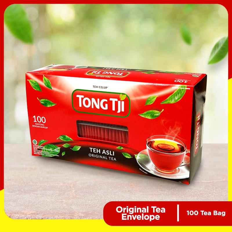 Jual Tong Tji Black Tea / Teh Hitam dgn Amplop 100s, Teh Celup per Pack ...