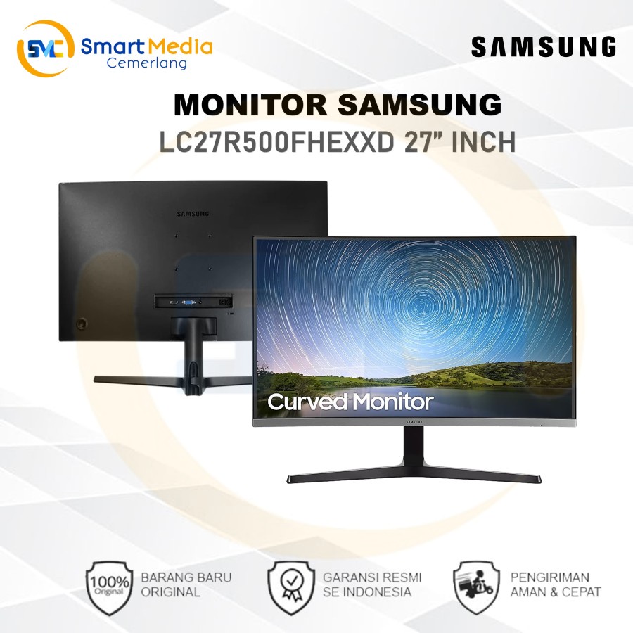 Jual Monitor Samsung 27" Inch FHD LED Curved C27R500 LC27R500FHEXXD ...