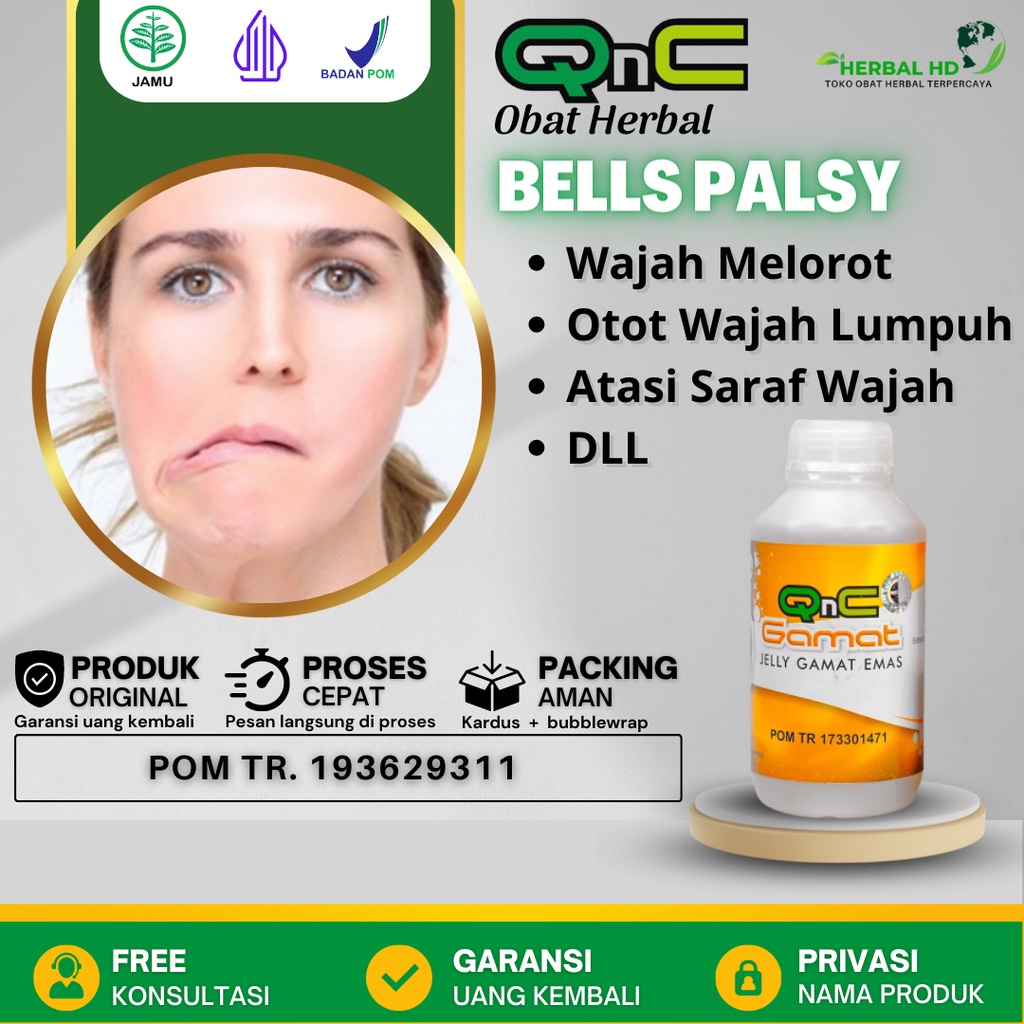 Jual Obat Herbal Bells Palsy - Obat Syaraf - Muka Miring Sebelah ...