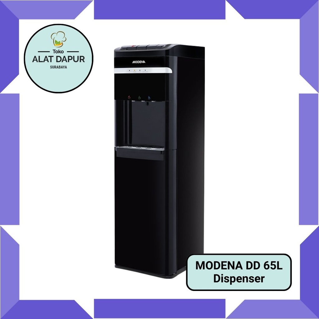 Jual Dispenser Galon Bawah Modena DD 65L DD65L Compressor 3 Tombol ...