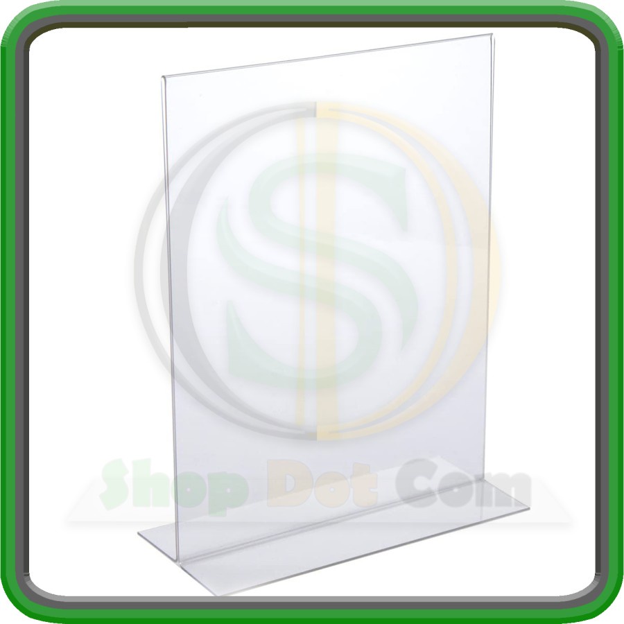 Jual Acrylic / Akrilik 2mm Bening Standing A4 (21cm x 30cm) | Shopee ...