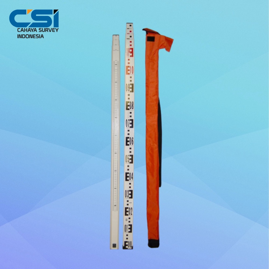 Jual RAMBU UKUR 3M / BAK UKUR 3M / MISTAR UKUR 3M / Levelling Stave 3M ...