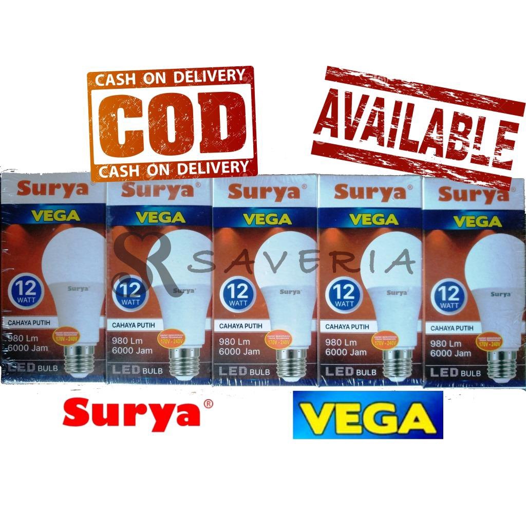 Jual Bohlam Lampu LED Surya Vega 12 watt A bulb 12w Terjangkau | Shopee ...