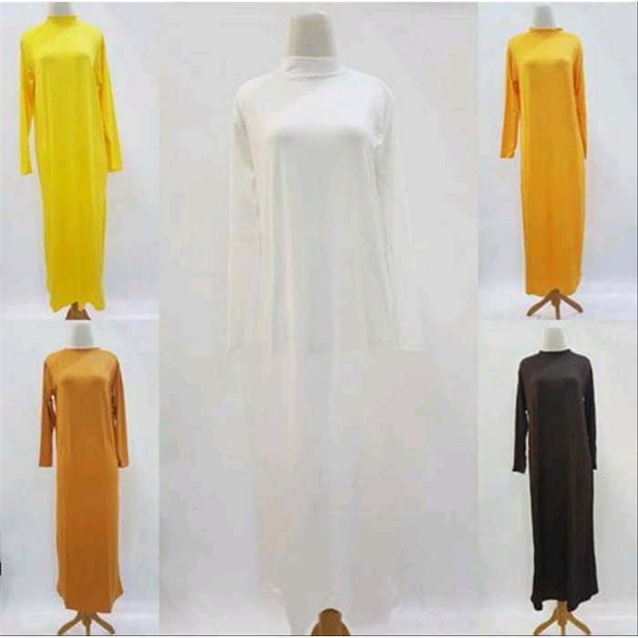 Jual Gamis Manset Dalaman Kaftan / Inner Dress Brukat Kebaya / Spandek ...