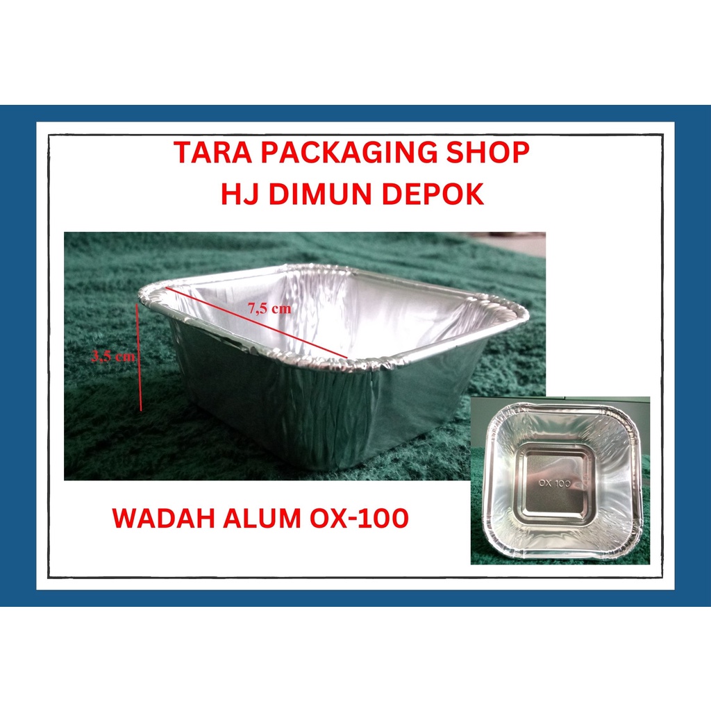 Jual WADAH ALUMINIUM CUP ALUMINIUM KAP. 110 ML OX-100 | Shopee Indonesia