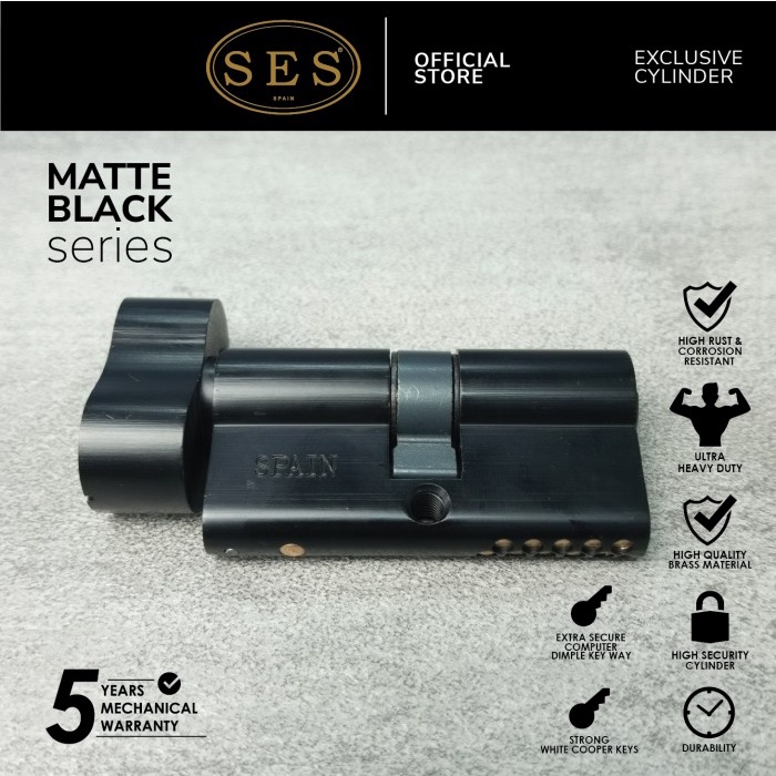 Jual SES Silinder Kunci - Cylinder SES VIP Komputer 70mm EK (Knob) BM ...
