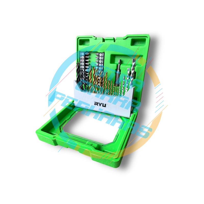 Jual Ryu Mata Bor Set 41 Pc / Mata Bor Kombinasi Set 41 Pcs / Mata Bor ...