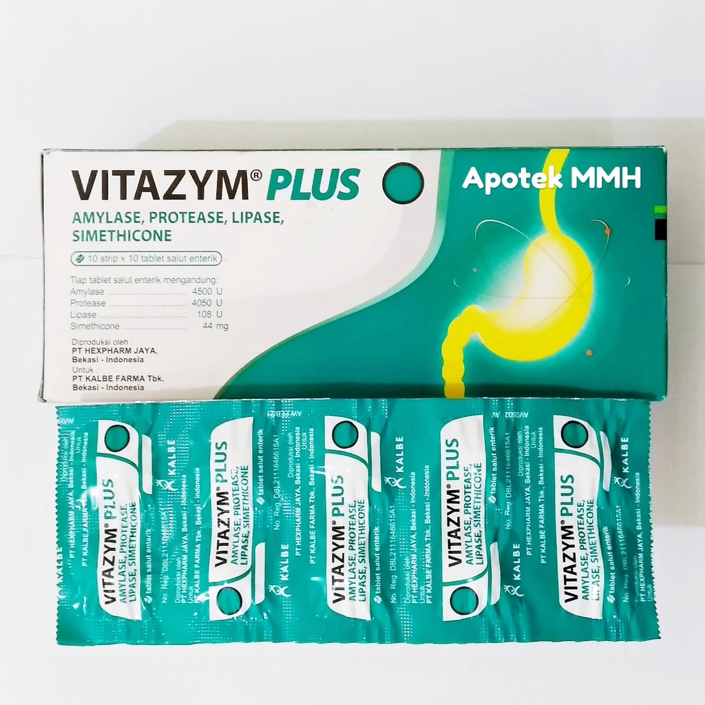Jual Vitazym Plus Isi 10 Tablet | Shopee Indonesia
