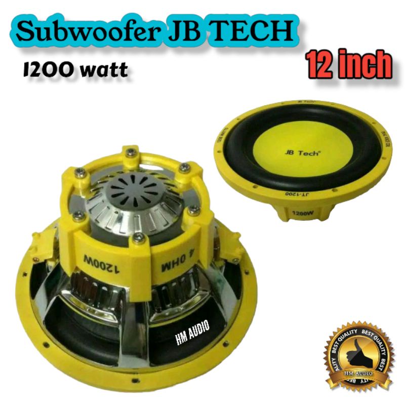 Jual Speaker 12 inch Subwoofer JB TECH Subwofer JBTECH 12 inch 1200watt | Shopee Indonesia