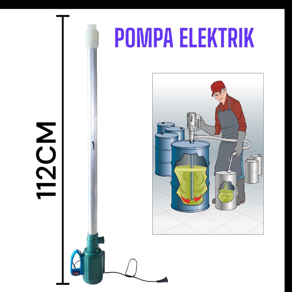 Jual Electric Barrel Pump - Pompa Minyak Oli Air Minyak Drum Listrik JK ...