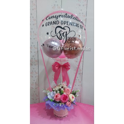 Jual buket balon / buket bunga /bloom box bunga | Shopee Indonesia