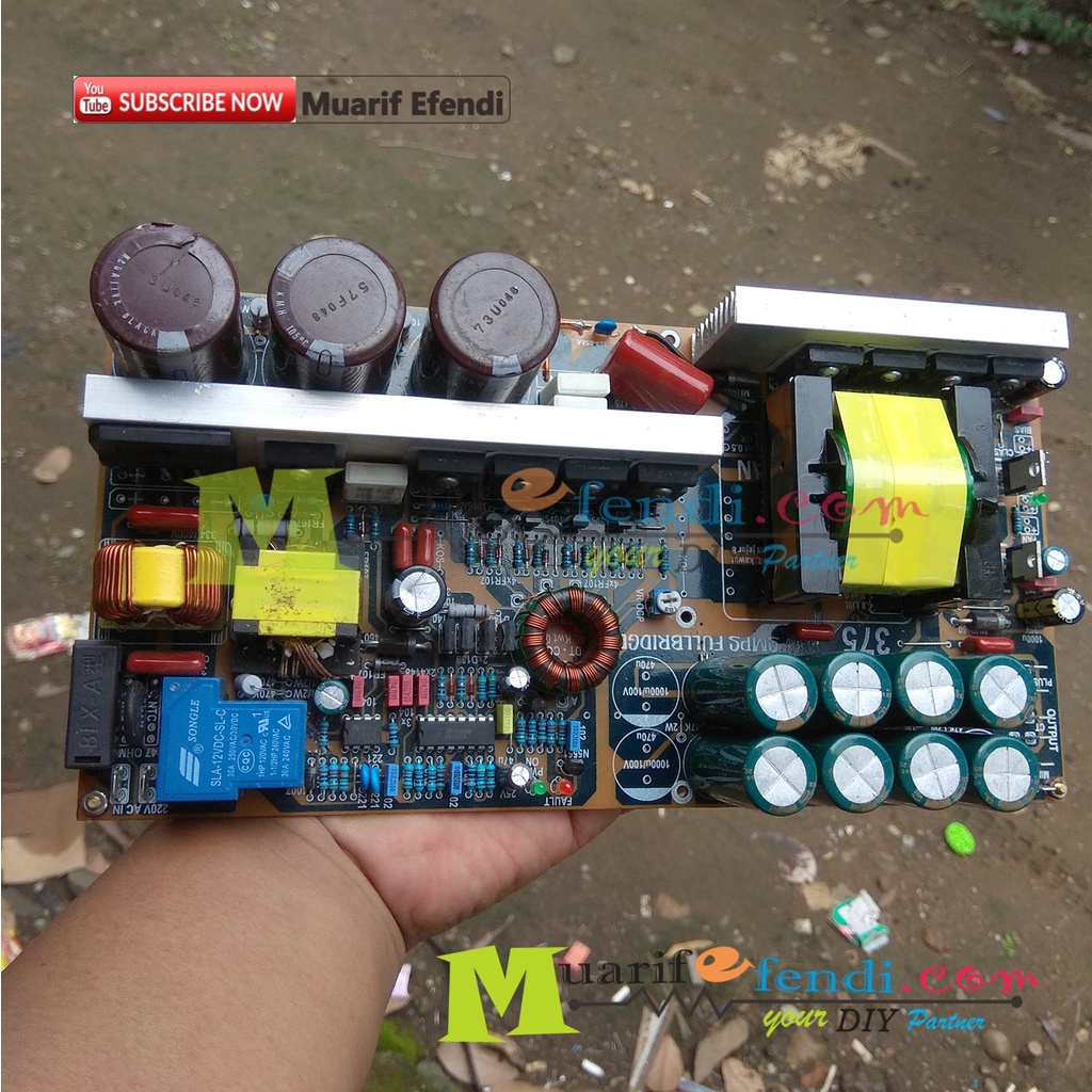 Jual KIT SMPS FB FULLBRIDGE OCP SOFTSTART 375 REAL LOAD 3500WATT MURNI TEGANGAN CUSTOM | Shopee ...