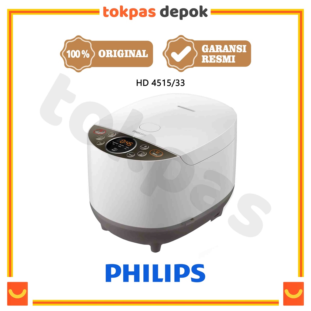 Jual [ORIGINAL] Magic Com Philips Digital Rice Cooker 1.8 Liter HD4515 ...