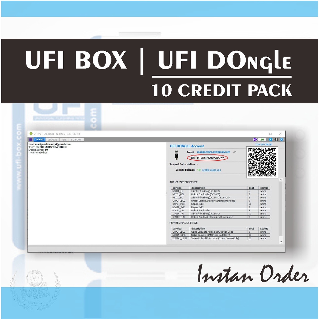 Jual CREDIT UFI Box | CREDIT UFI Dongle | Credit Package UFI BOX ...